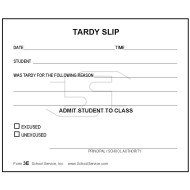 254 - Tardy Slip